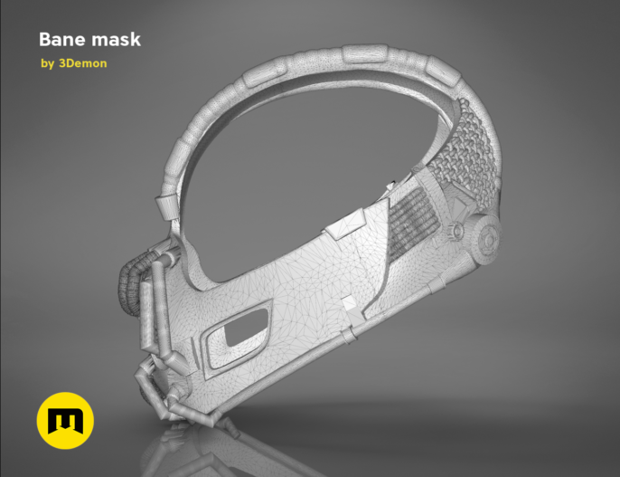 Bane mask – 3Demon - 3D print models download