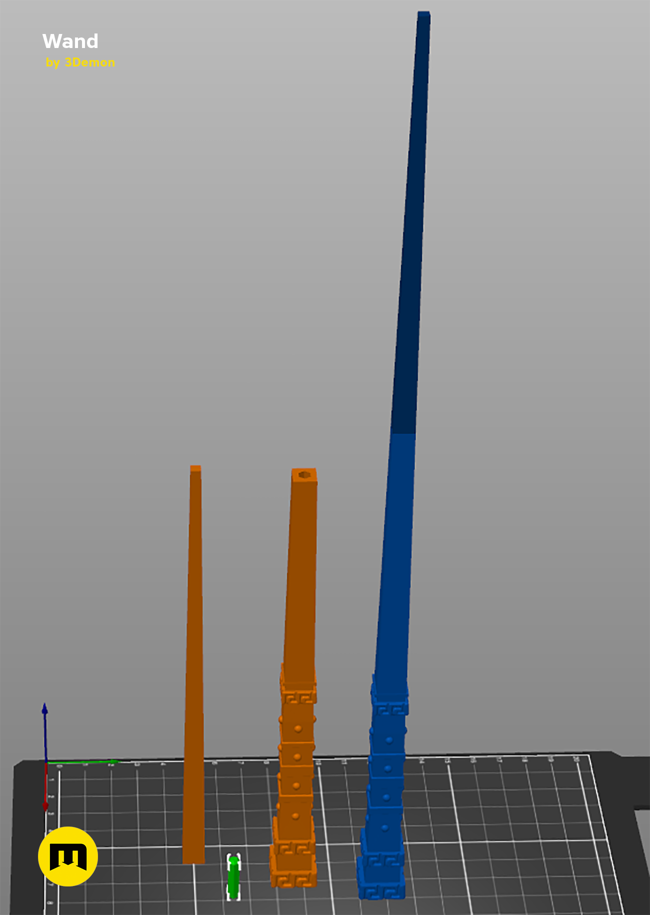 Radulph Spielman’s Wand – 3Demon - 3D print models download