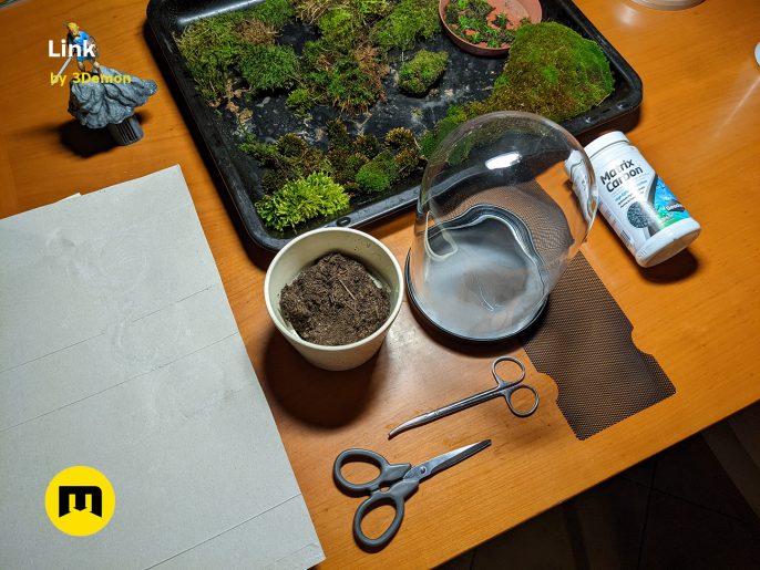 The Legend of Zelda - Moss Terrarium Using IKEA Glass Dome – 3Demon