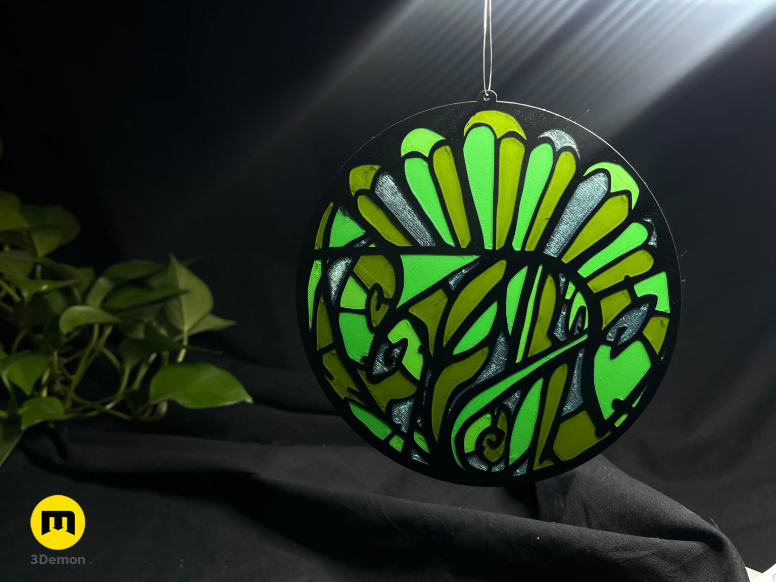 Arcane Silco’s Window Stained Glass – 3Demon - 3D print models download