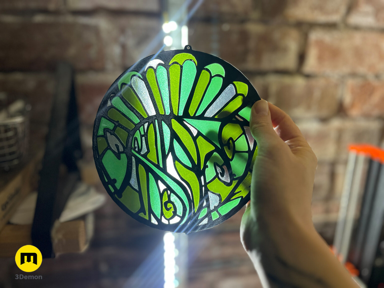 Arcane Silco’s Window Stained Glass – 3Demon - 3D print models download